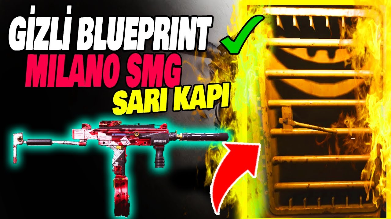 Warzone Red Room Gizli Blueprint Nasıl Açılır (Milano SMG) | Cod MW ...
