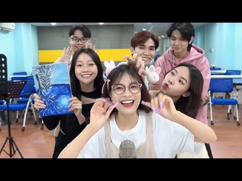 Asmr with friends at University | Chan Asmr - YouTube