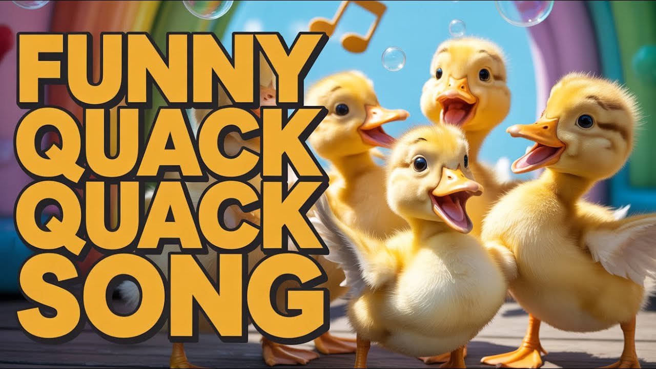 Duck Dance Song | English Nursery Rhyme for Children with Funny Animal ...