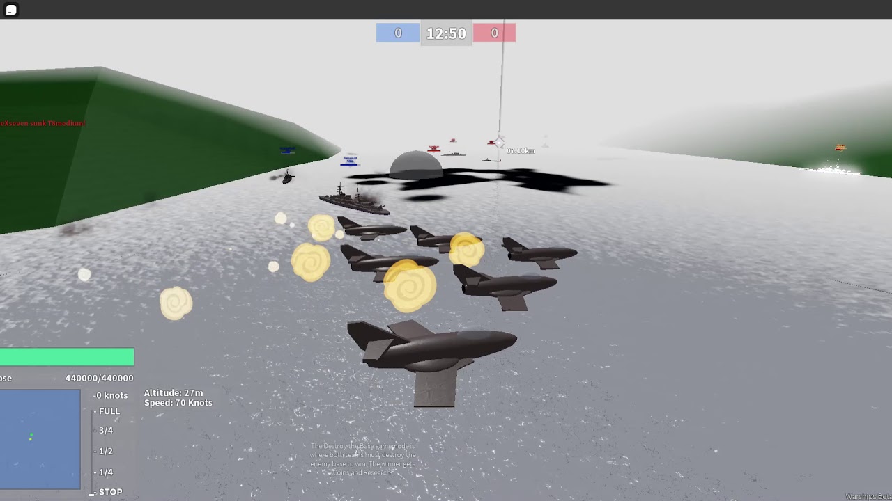Warships! [ROBLOX] aircraft carrier gameplay - YouTube