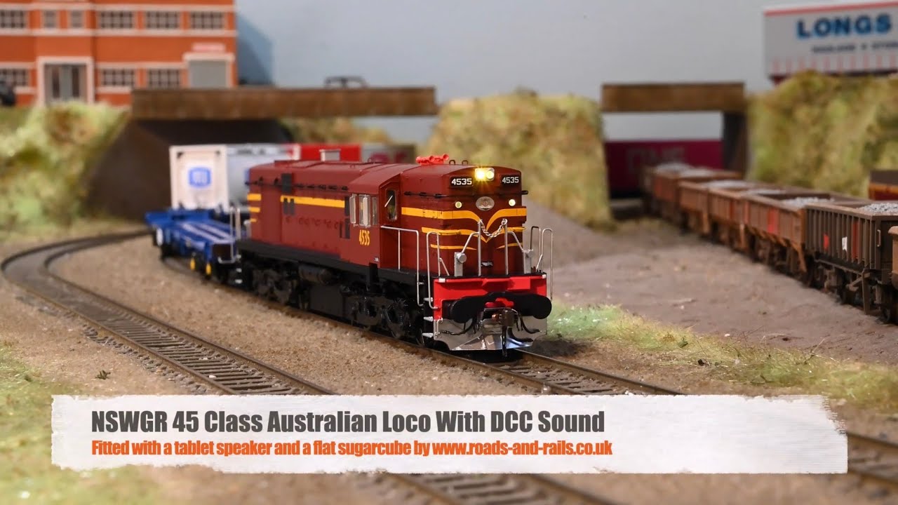 Auscision NSWGR 45 Class With DCC Sound Using A Small, Powerful Speaker ...