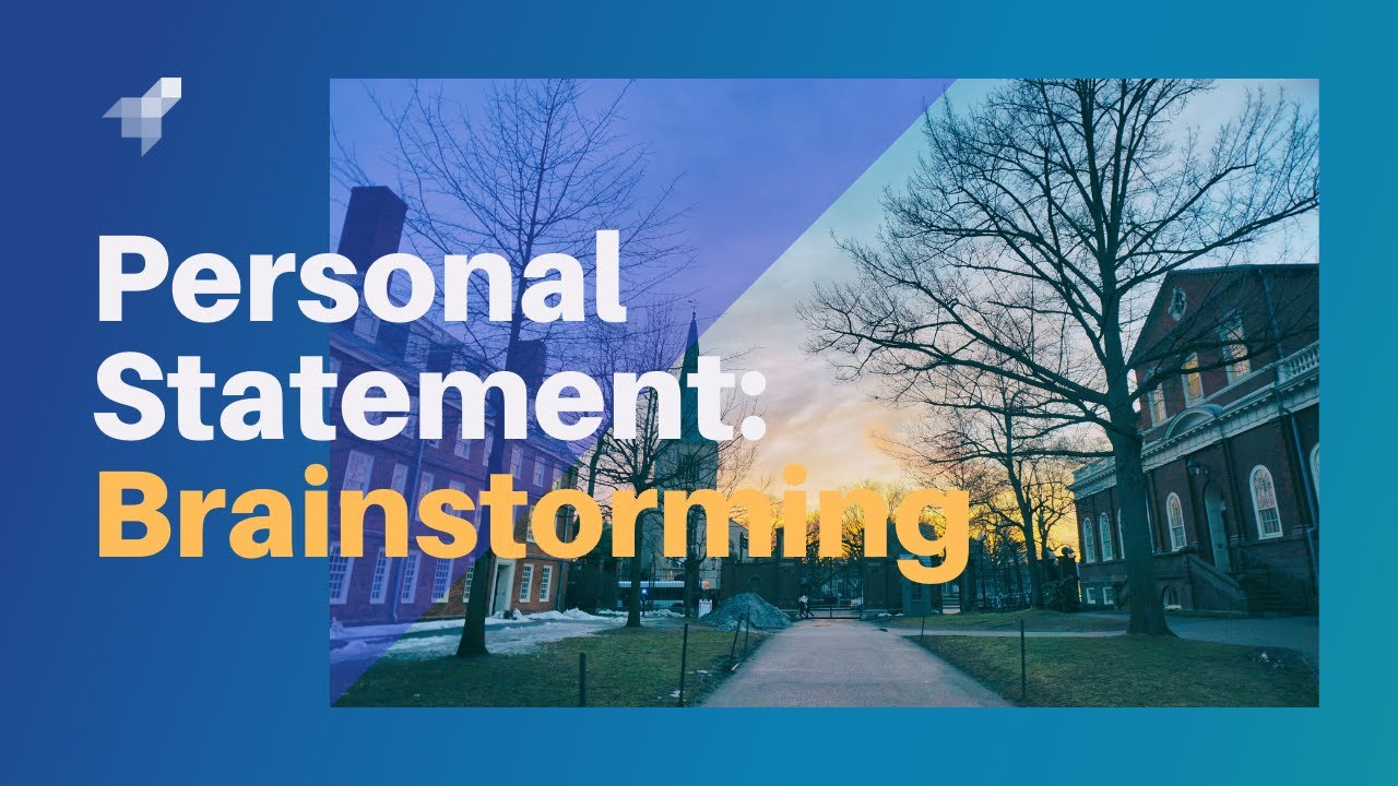 Brainstorming Ideas for Your Dental School Personal Statement - YouTube