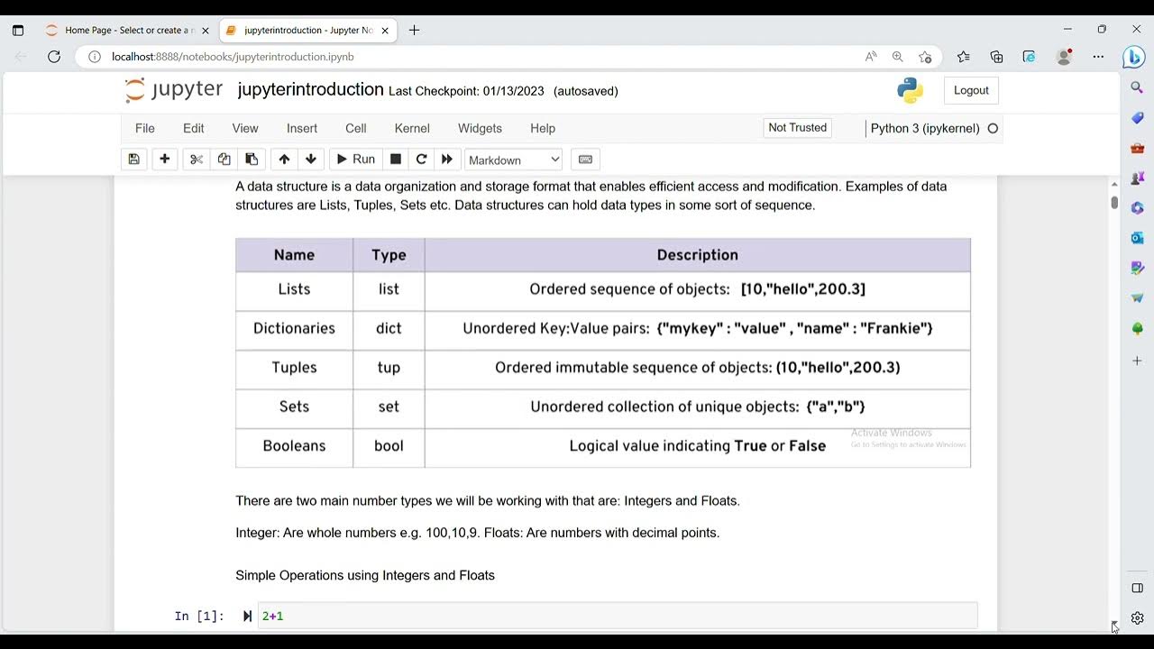 Introduction to basic operations in python or jupyter - YouTube