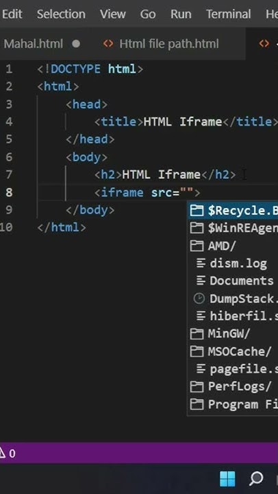 How to display other webpage iframe on webpage? #shorts - YouTube