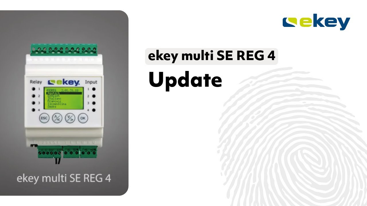ekey multi SE REG 4 Update - YouTube