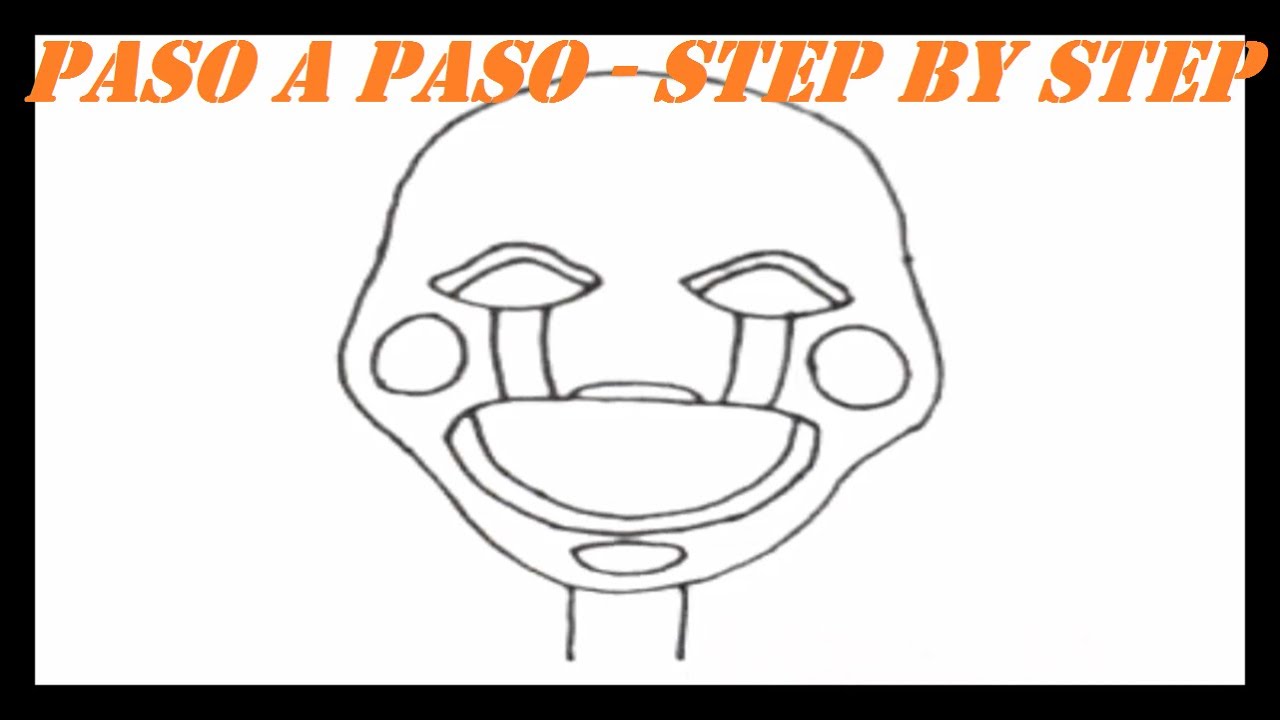Como dibujar a Puppet l How to draw a Puppet l Five Nights at Freddy's ...