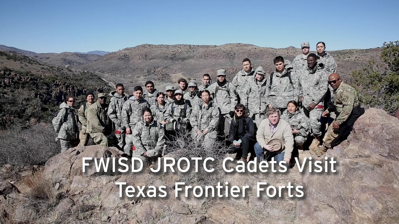 FWISD JROTC Cadets Visit Texas Frontier Forts 2019 - YouTube