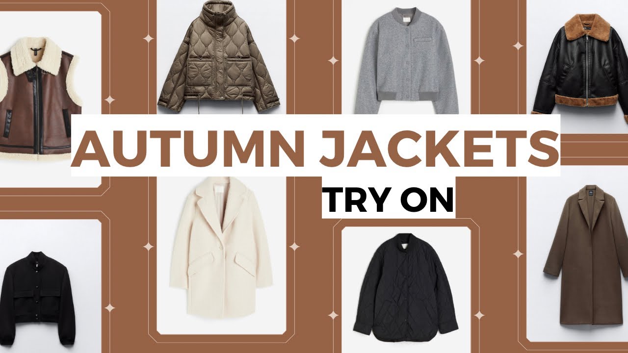 AUTUMN JACKETS TRY ON- ZARA + H&M - YouTube