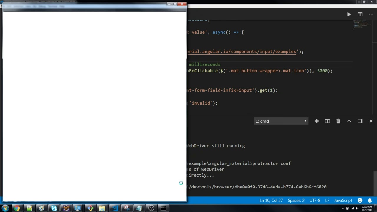 Learning E2e Testing With Protractor Part 4deep Dive Into Default Example In Protractor Youtube 4029