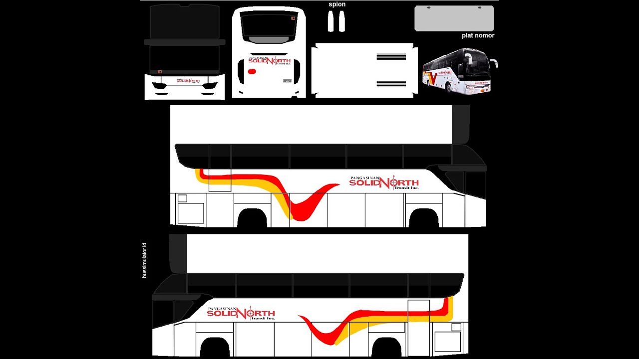PHILIPPINES BUS LIVERY IN Indonesia Bus - YouTube