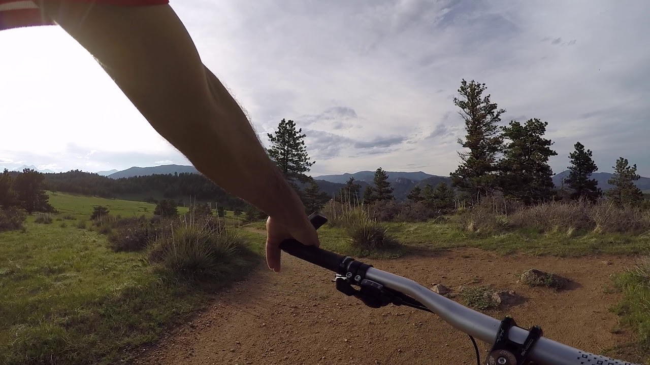 Mountain biking in hall ranch Lyons Colorado - YouTube