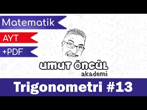 Matematik | AYT | Trigonometri #13 | +PDF