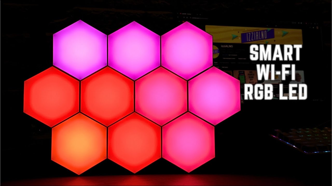 Огляд Розумних Wi-Fi RGB LED світильників DIY 🔥🔥🔥 Збери сам - YouTube