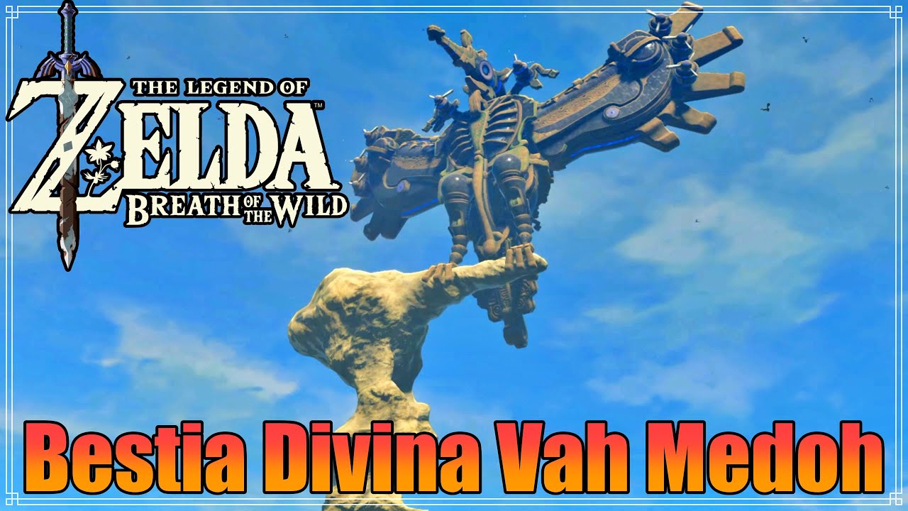 The Legend of Zelda Breath of the Wild La bestia divina Vah Medoh 4K ...