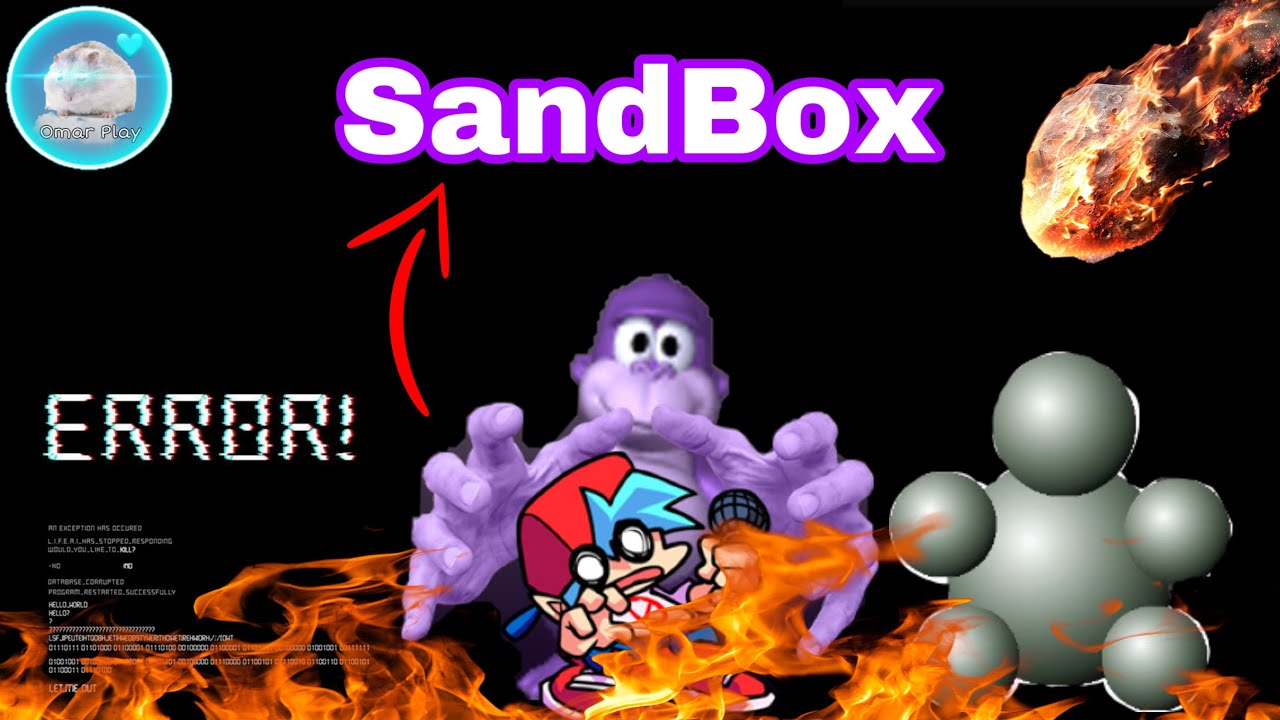 FNF SANDBOX VS EL MONO MORADO!! Omar Play - YouTube