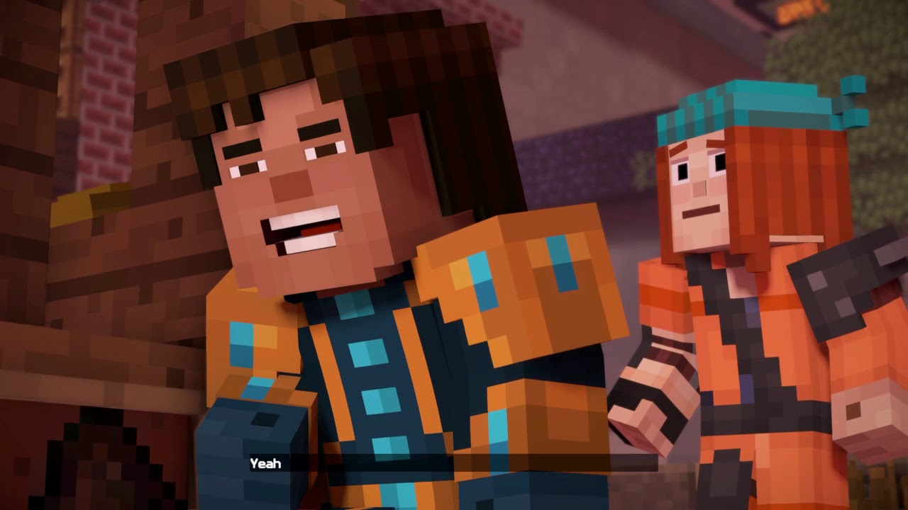 Stitch plays Minecraft: Story Mode Season 2 episode 5 part 1 firework ...