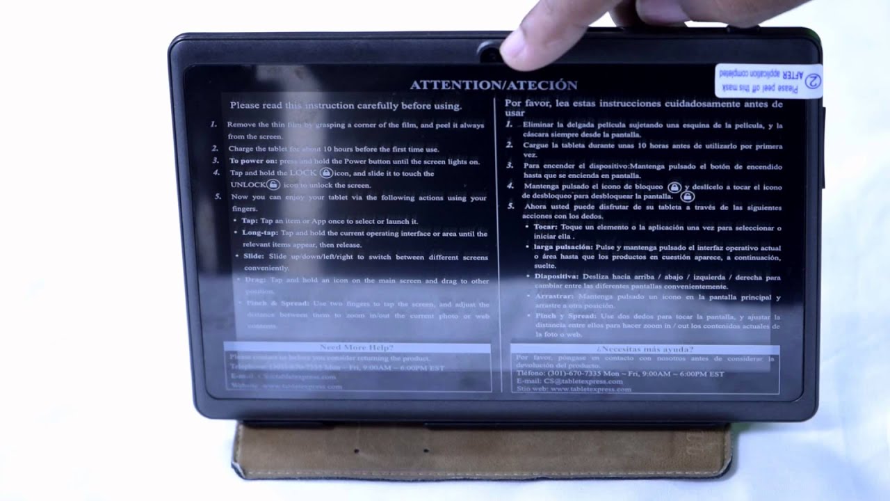 TabletExpress Dragon Touch Y88 Tablet Unboxing - YouTube