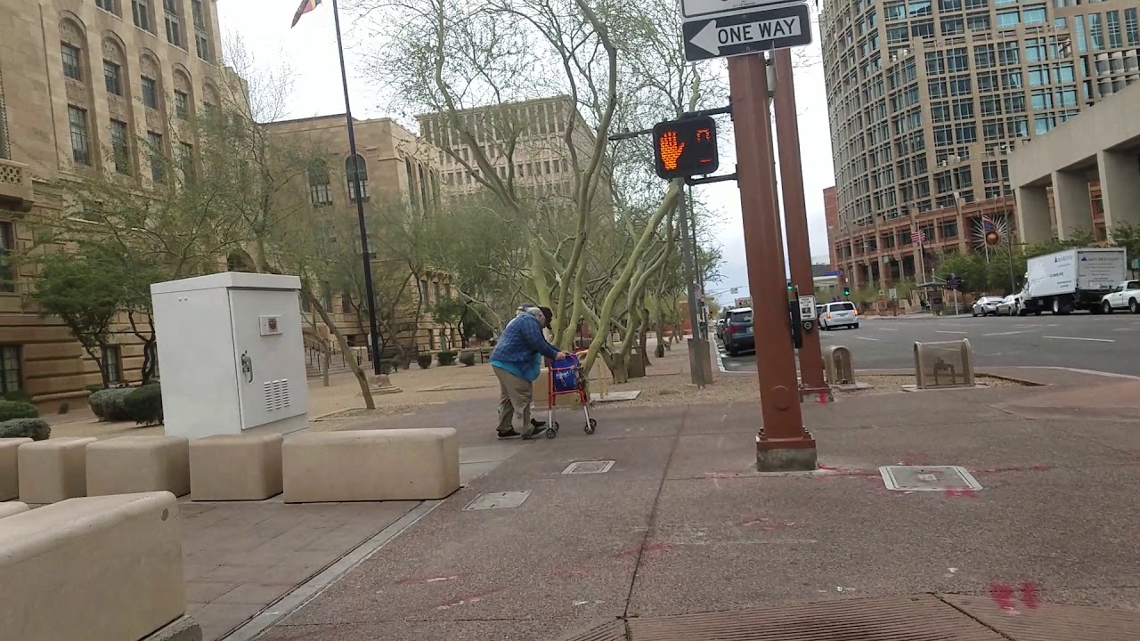 A cold winter day in downtown Phoenix - YouTube