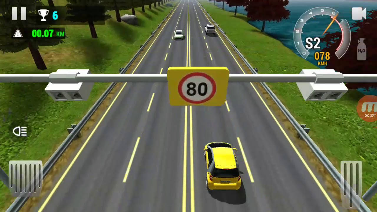 Car Race full speed between 12km | No Break Record driving... - YouTube