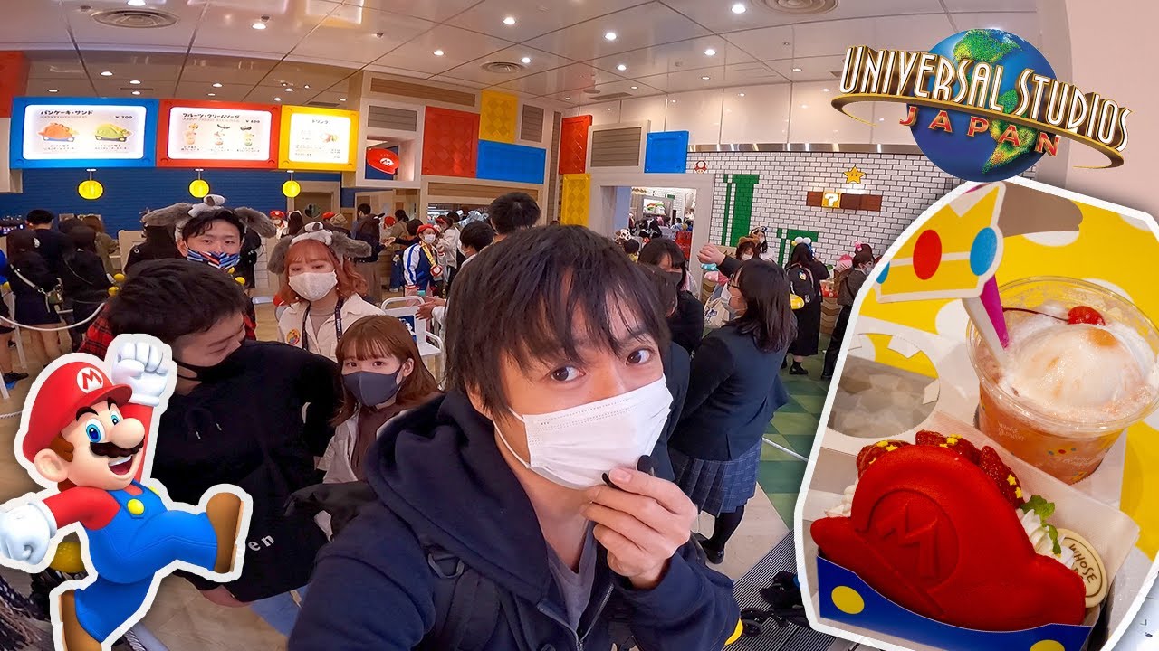 (Universal Studios Japan) New Super Mario Strawberry Waffle, Halloween ...