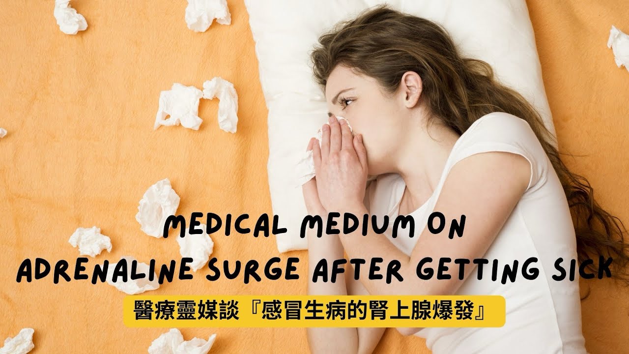 醫療靈媒談『感冒生病的腎上腺素爆發』 medical medium on adrenaline search after getting ...