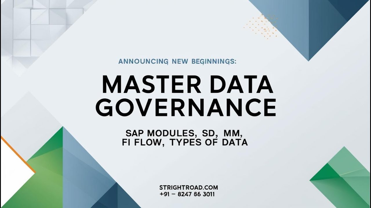 12 - SAP Modules, Types of Data, Key module for SD, MM, FI Modules in ...