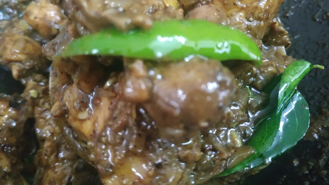 Pepper chicken recipe/chicken milagu varuval (கோழி மிளகு வறுவல்)🍗 - YouTube