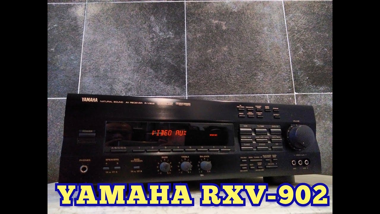 probando amplificador yamaha r-v902 - YouTube