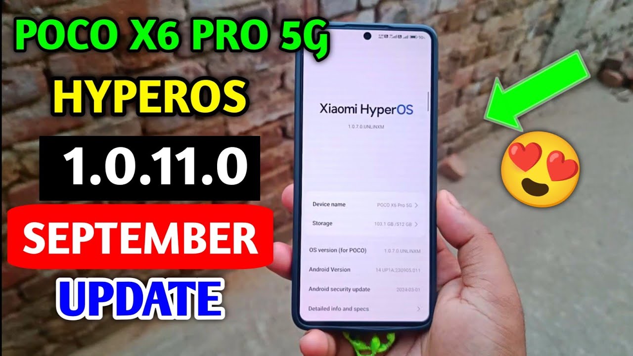POCO X6 PRO HYPEROS 1.0.11.0 OFFICIAL UPDATE | SHOKING UPDATE POCO X6 ...
