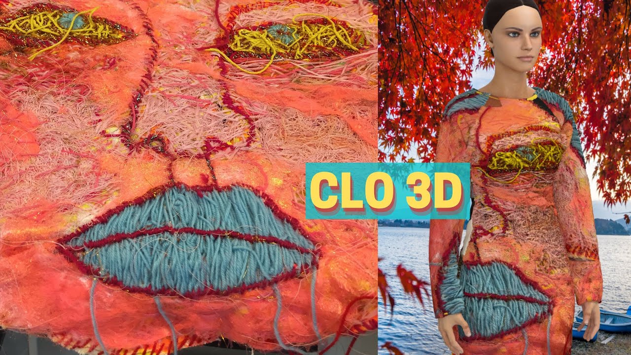 How to add Custom Textures to Your Garments in CLO3D - YouTube