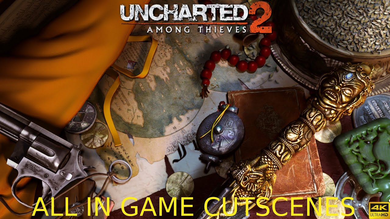 Uncharted 2 - Among Thieves [All in game cutscenes] 4k - YouTube