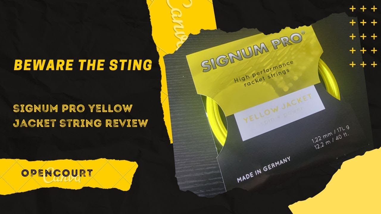 Beware the Sting - Signum Pro Yellow Jacket String Review - YouTube