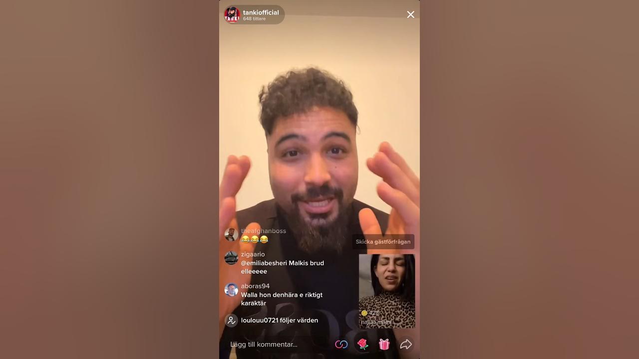 Tiktok live bråk på svenska - YouTube