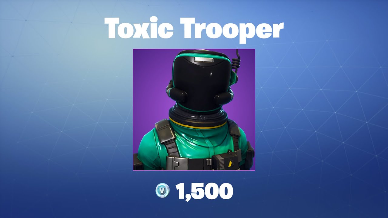 Toxic Trooper | Fortnite Outfit/Skin - YouTube