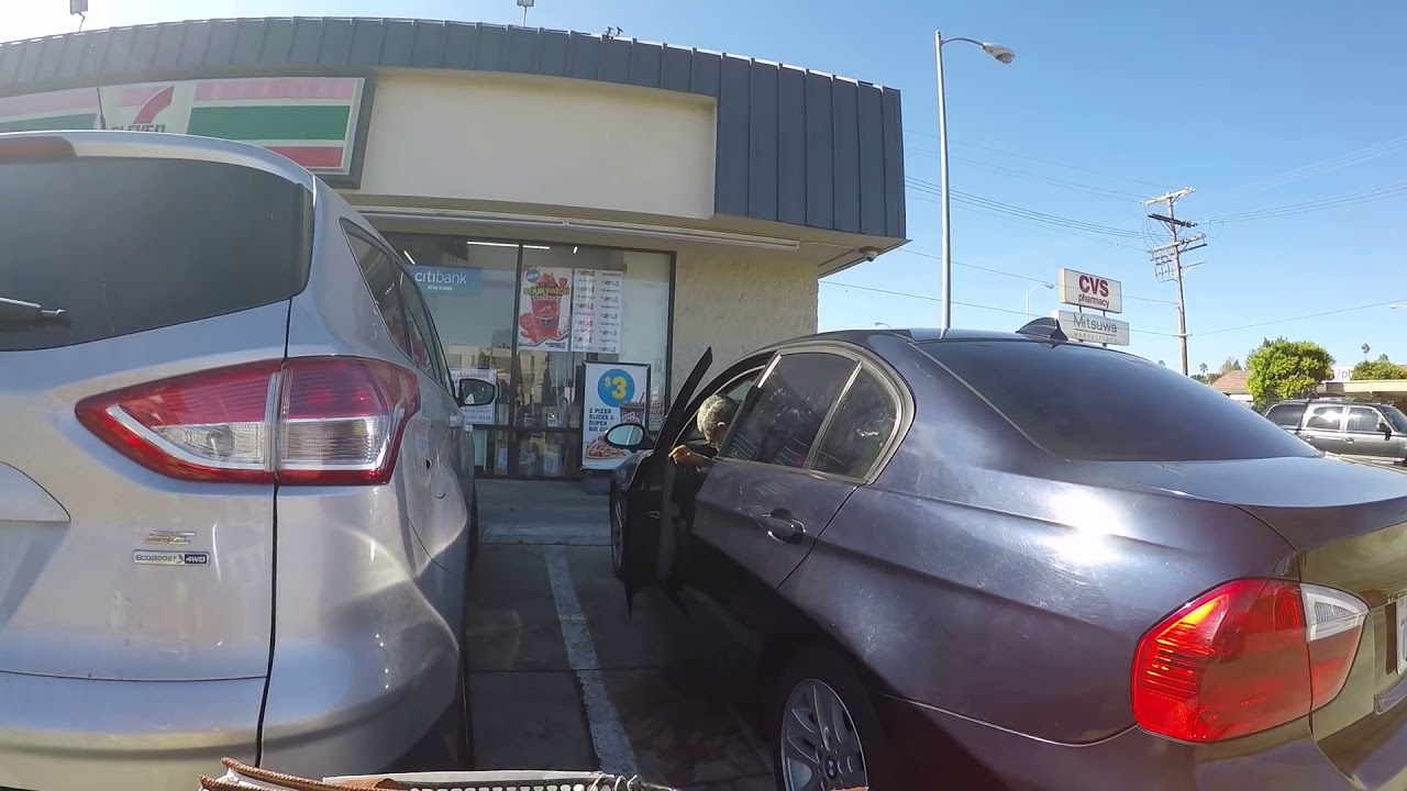 CAR UP HANDICAP RAMP ONTO SIDEWALK - YouTube