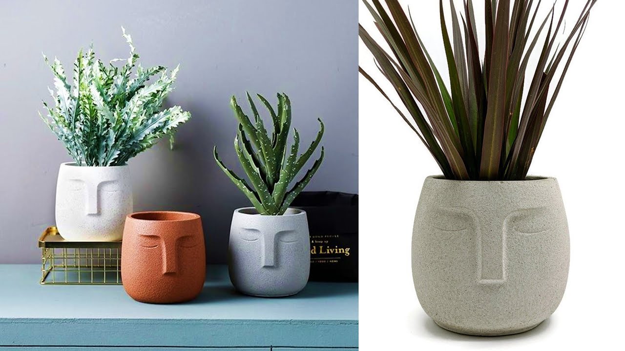 Beautiful Table tree pot | wall putty craft idea | handmade art and ...