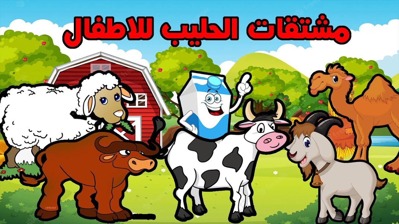 تعليم مشتقات الحليب للاطفال Youtube