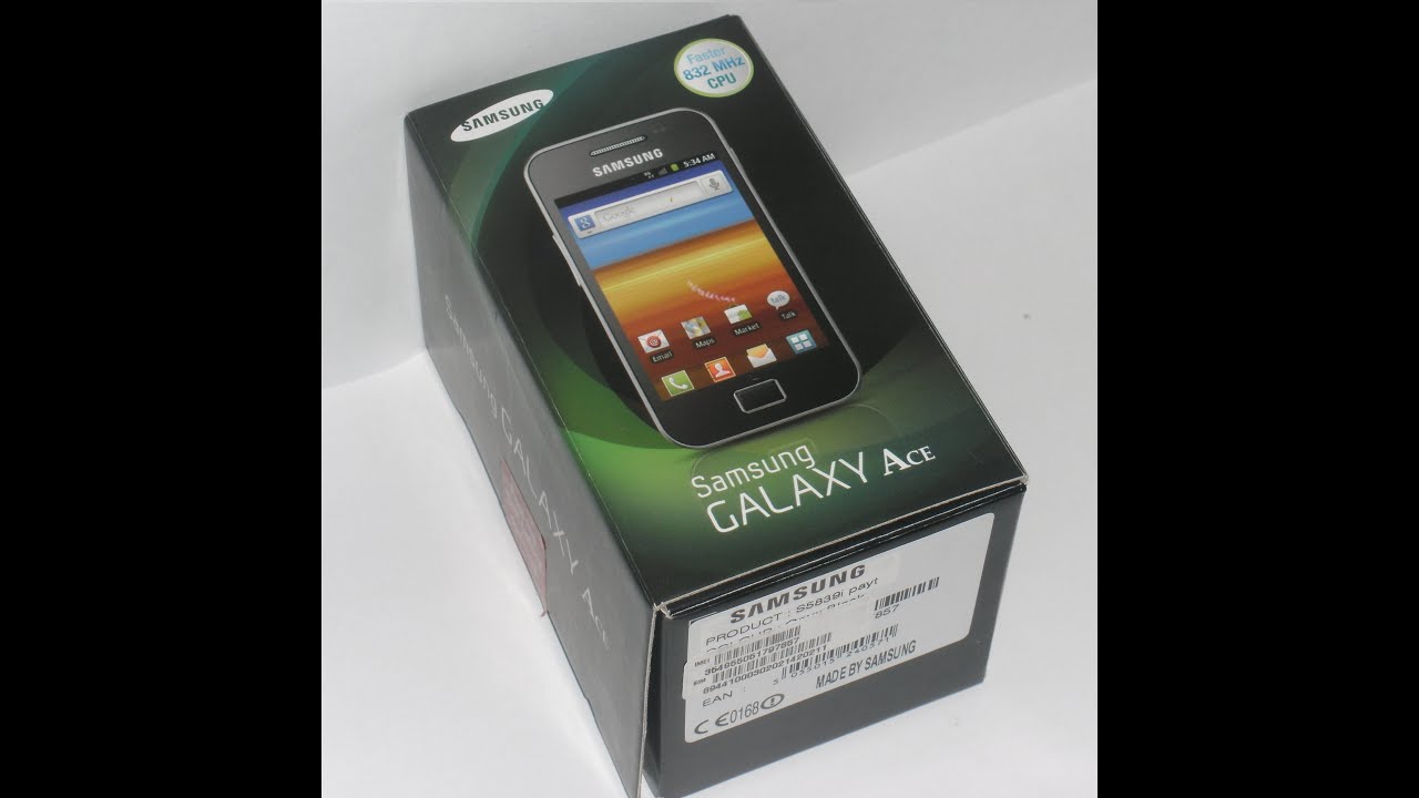 Unboxing of the Samsung Galaxy Ace! - YouTube