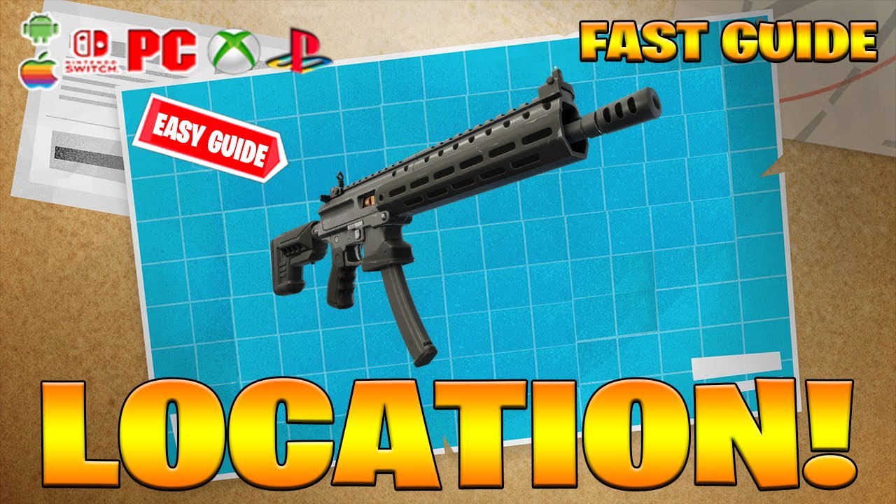 Where to find ALL Tactical Assault Rifle Location in Fortnite! (How to ...