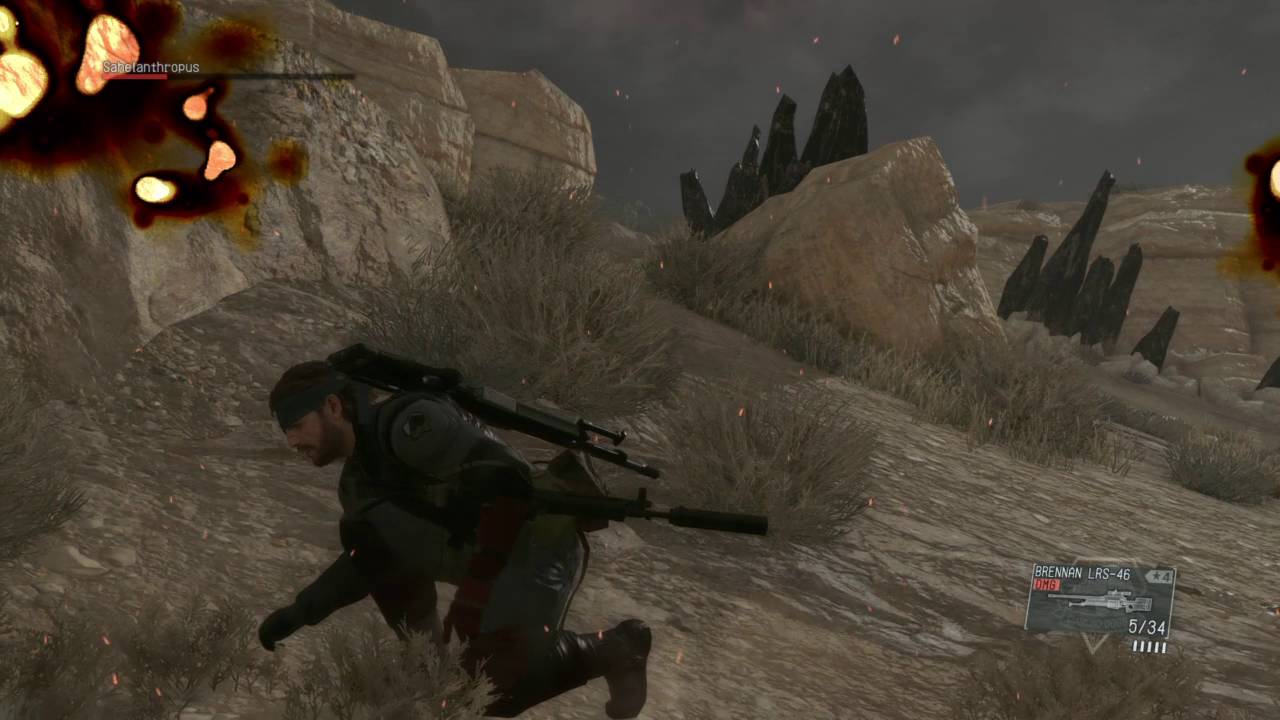 MGSV:31 Sahelanthropus S Rank (Sniper rifle only) - YouTube