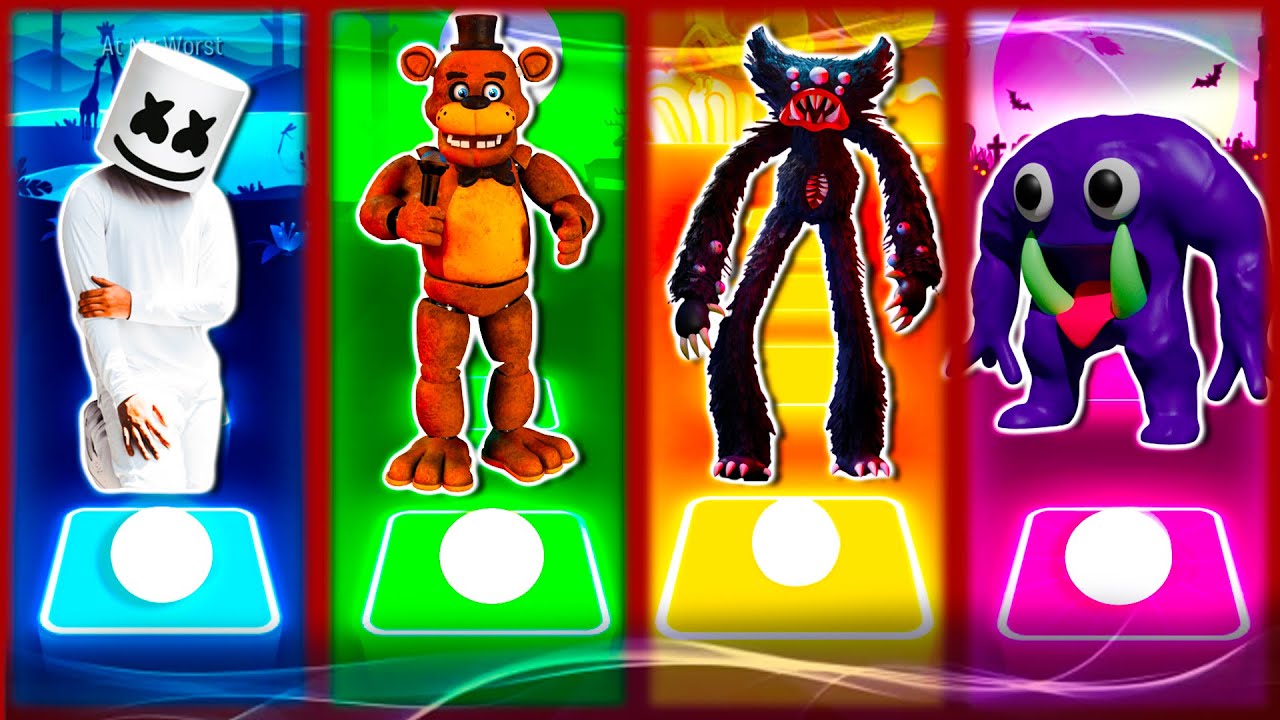 Marshmello - FNAF Freddy - Killy Willy - Garten of Banban Captain ...