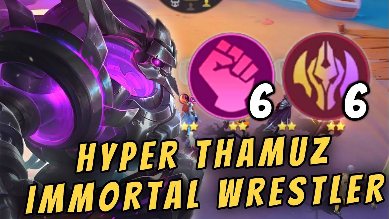 NEW BEST OP SYNERGY COMBO !! FULL IMMORTAL X WRESTLER !! MAGIC CHESS ...