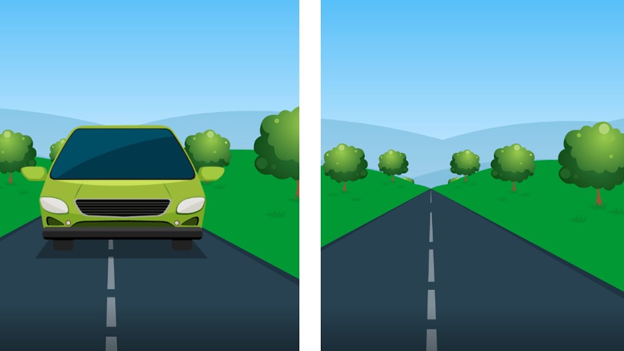 ANIMATION MOVEING ROAD BACKGROUND | VEHICLE MOVING ANIMATION | No ...