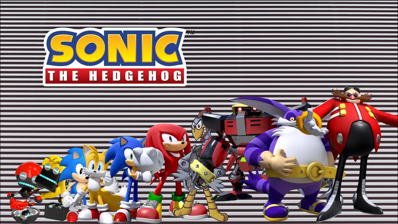 Sonic Characters Size/Height Comparison - YouTube