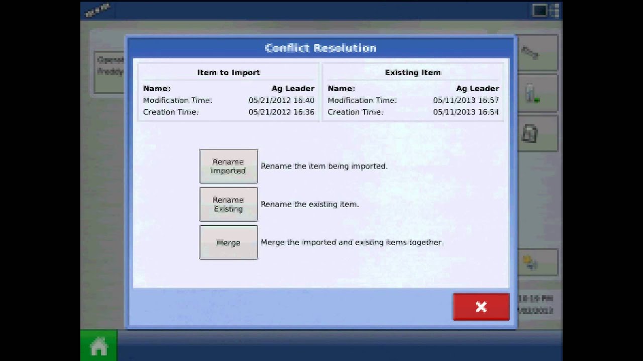 How to read in an .agsetup file on the Ag Leader ® Integra/Versa ...