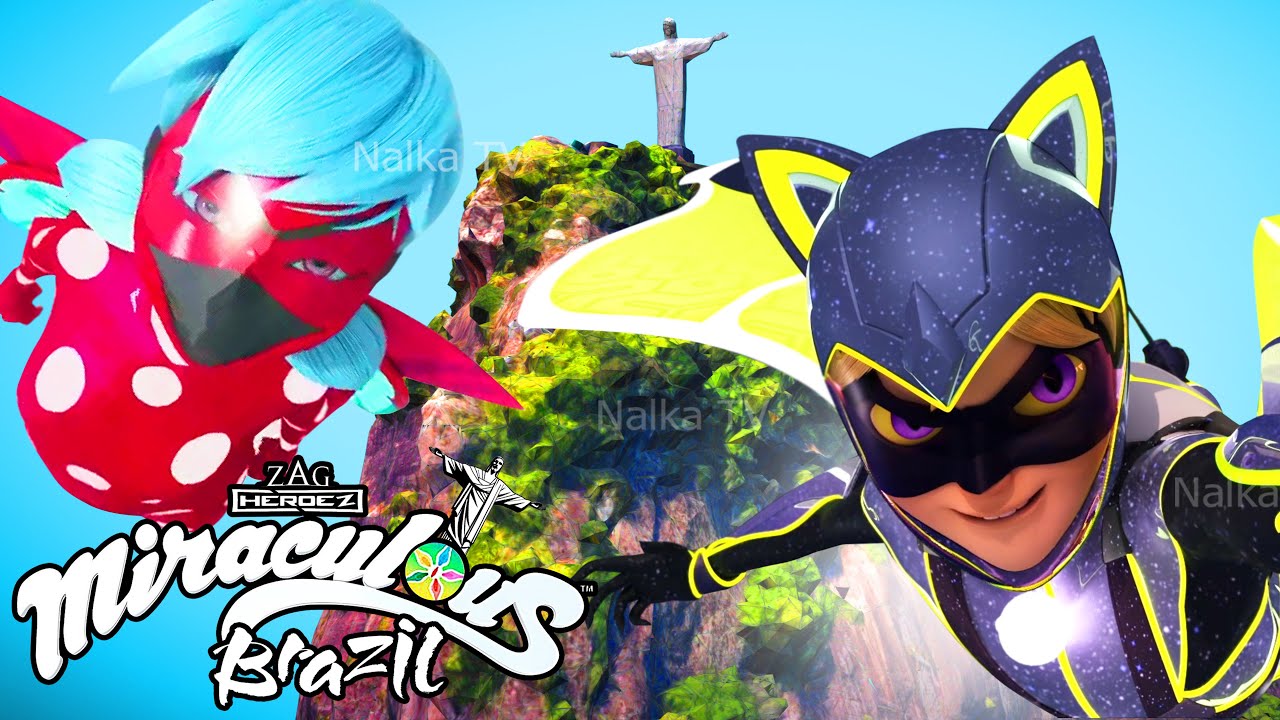 🐞LADYBUG AND CAT NOIR IN BRAZIL 🌎 Miraculous World/ New Trailer ...