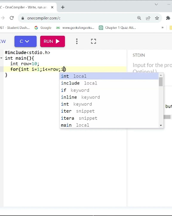 📐😃 C Program Print Right Angle Triangle 🖋️🔺 Shortcoding Developerskills Cprogramming Coding