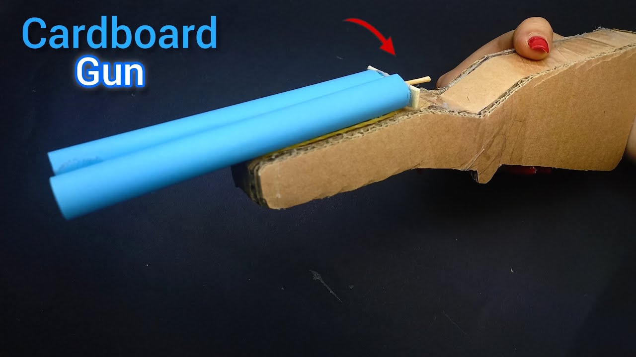 Origami gun cardboard | making gun with cardboard and A4 paper | How to ...