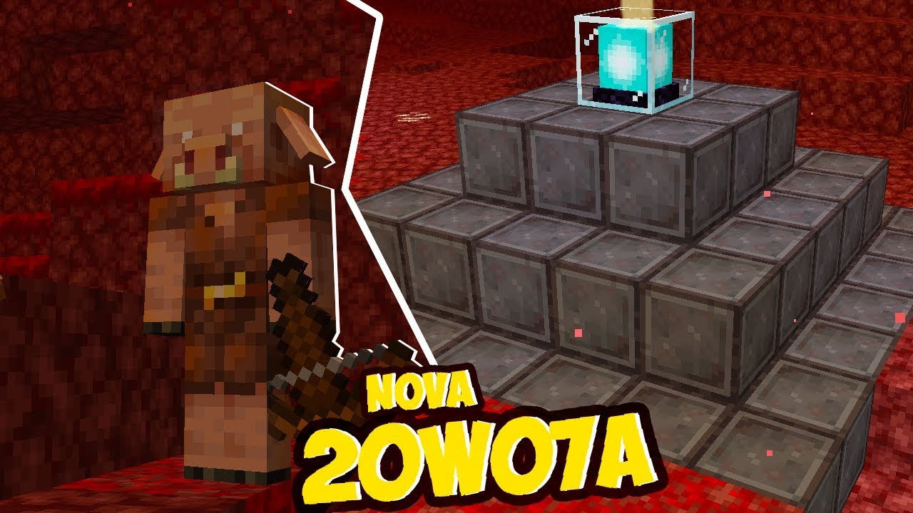 TUDO SOBRE A NOVA ATUALIZAÇÃO DO MINECRAFT | SNAPSHOT 20w07a - YouTube
