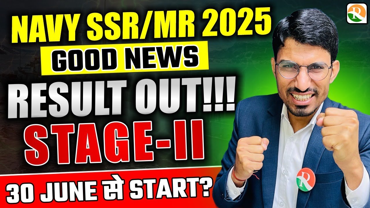 Navy SSR/MR/Med. asist. Result Out / Navy Result 2025 // Navy SSR ...